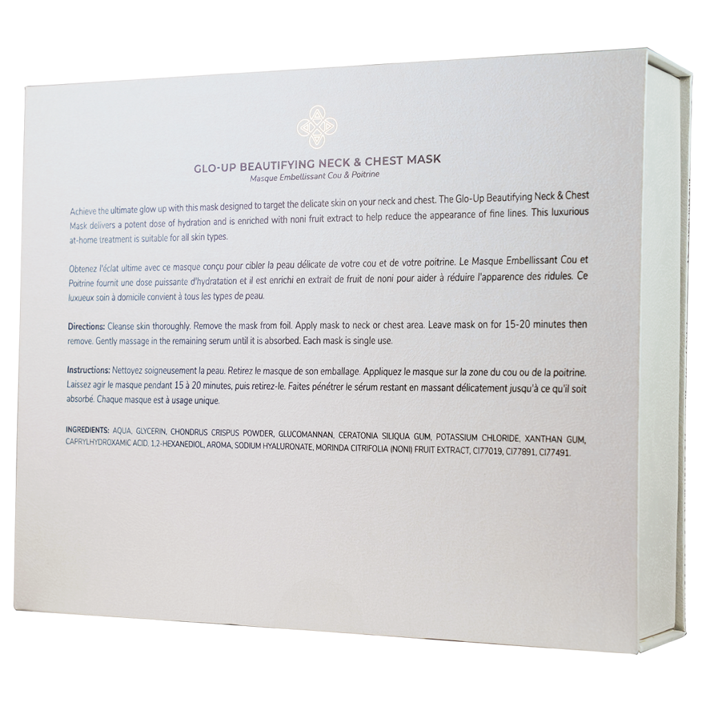 Glo-Up Beautifying Neck & Chest Mask - Avinichi